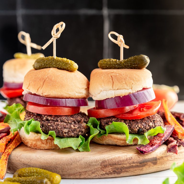Vegan Chickpea Patty Burgers (Gluten-Free) - At Elizabeth's Table