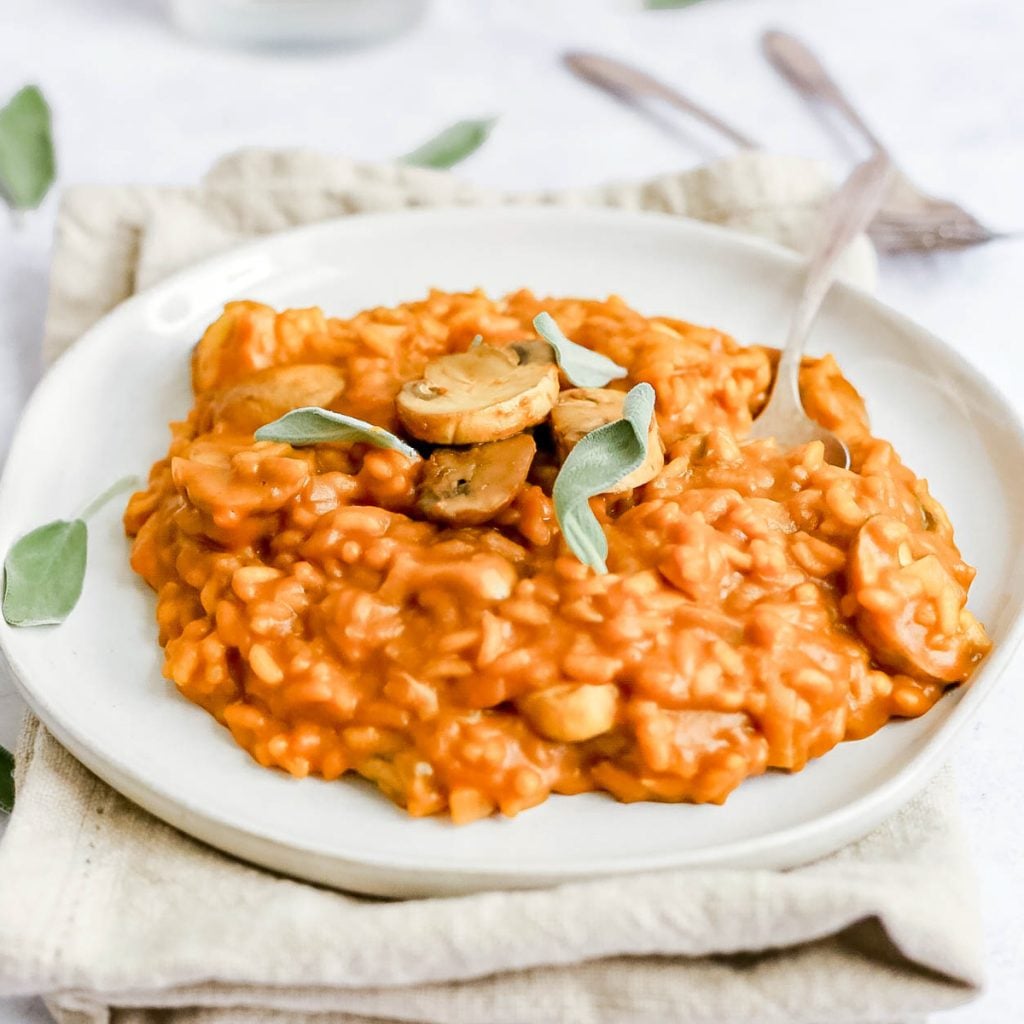Pumpkin Sage Risotto - At Elizabeth's Table