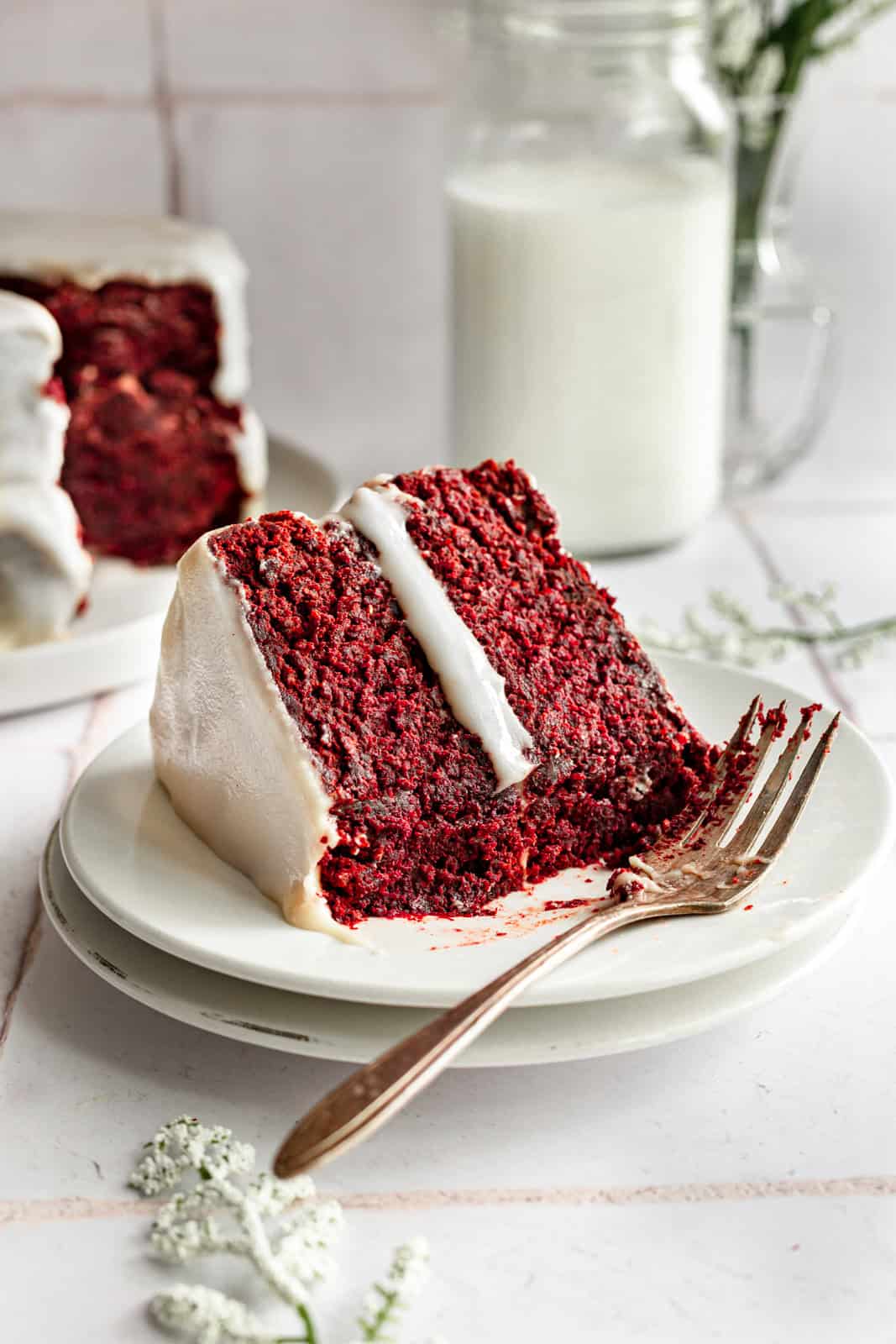 Plant-Based Red Velvet Cake - At Elizabeth's Table