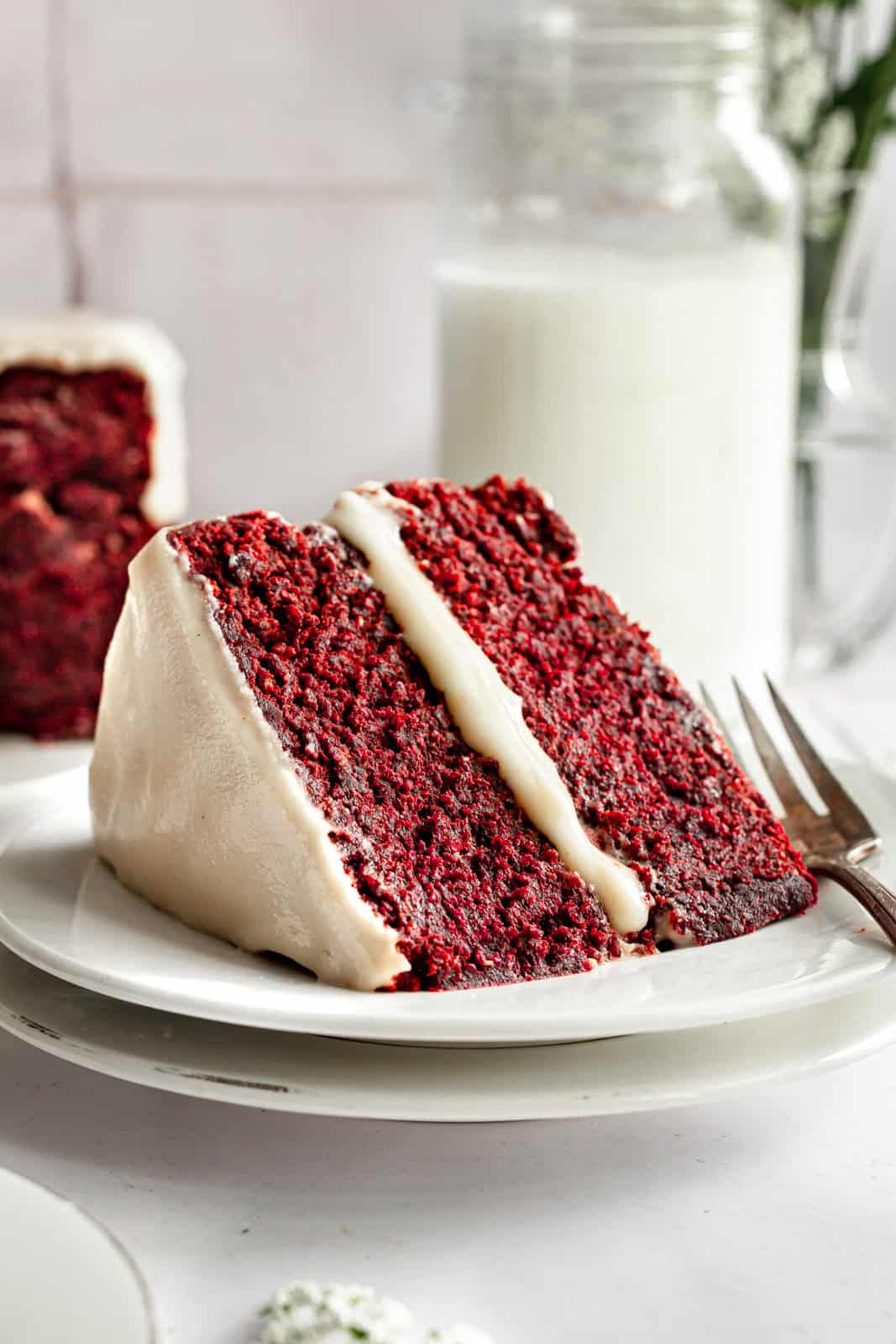 Plant-Based Red Velvet Cake - At Elizabeth's Table