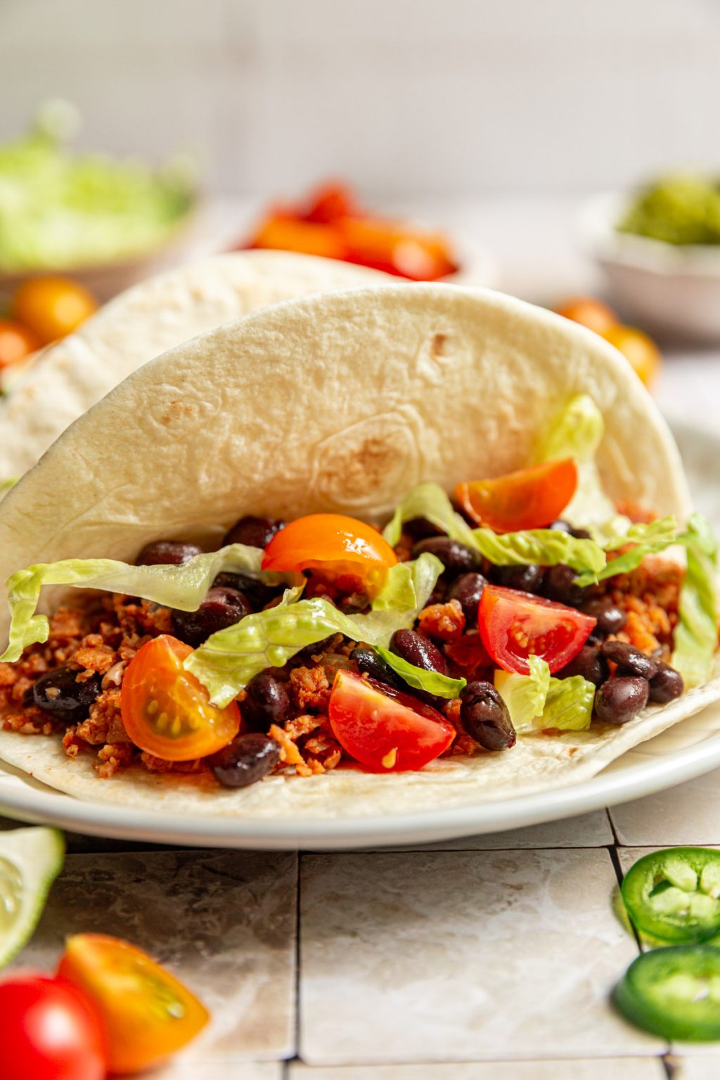 Easy TVP Taco Meat - At Elizabeth's Table