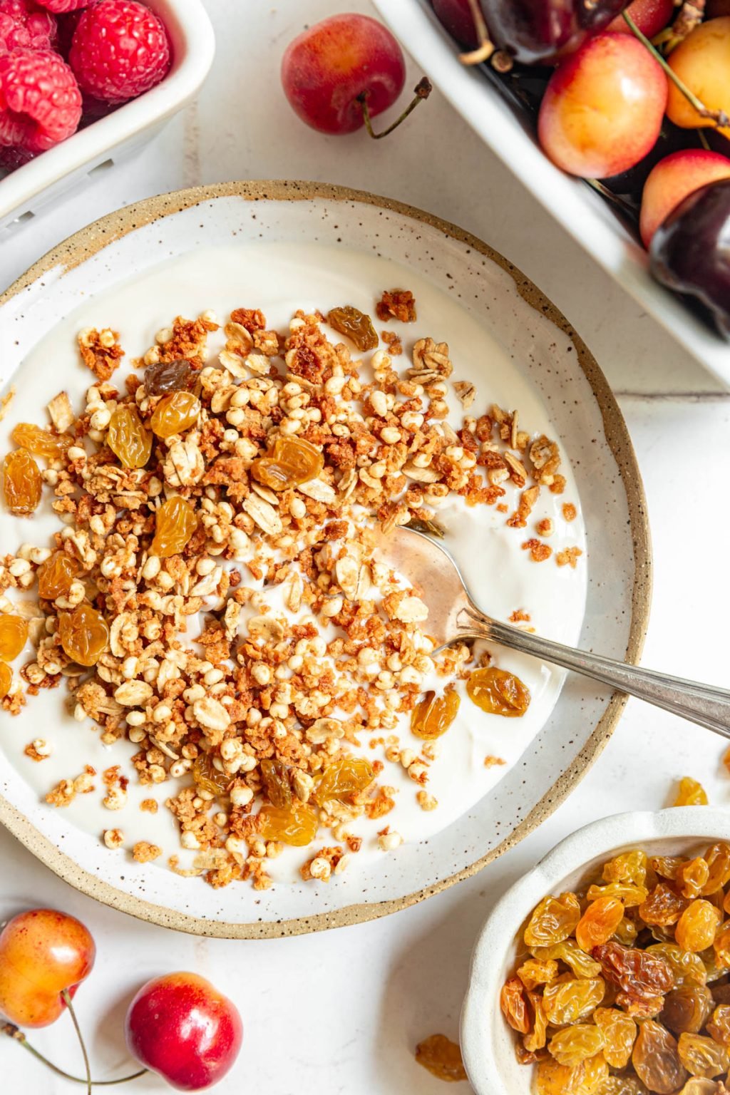 High Protein Granola (without protein powder) - At Elizabeth's Table