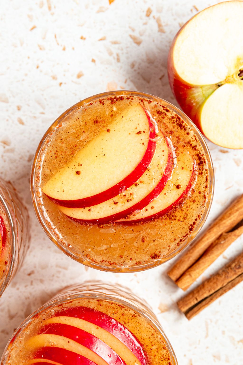 Easy Apple Mocktail (Refined Sugar Free) - At Elizabeth's Table