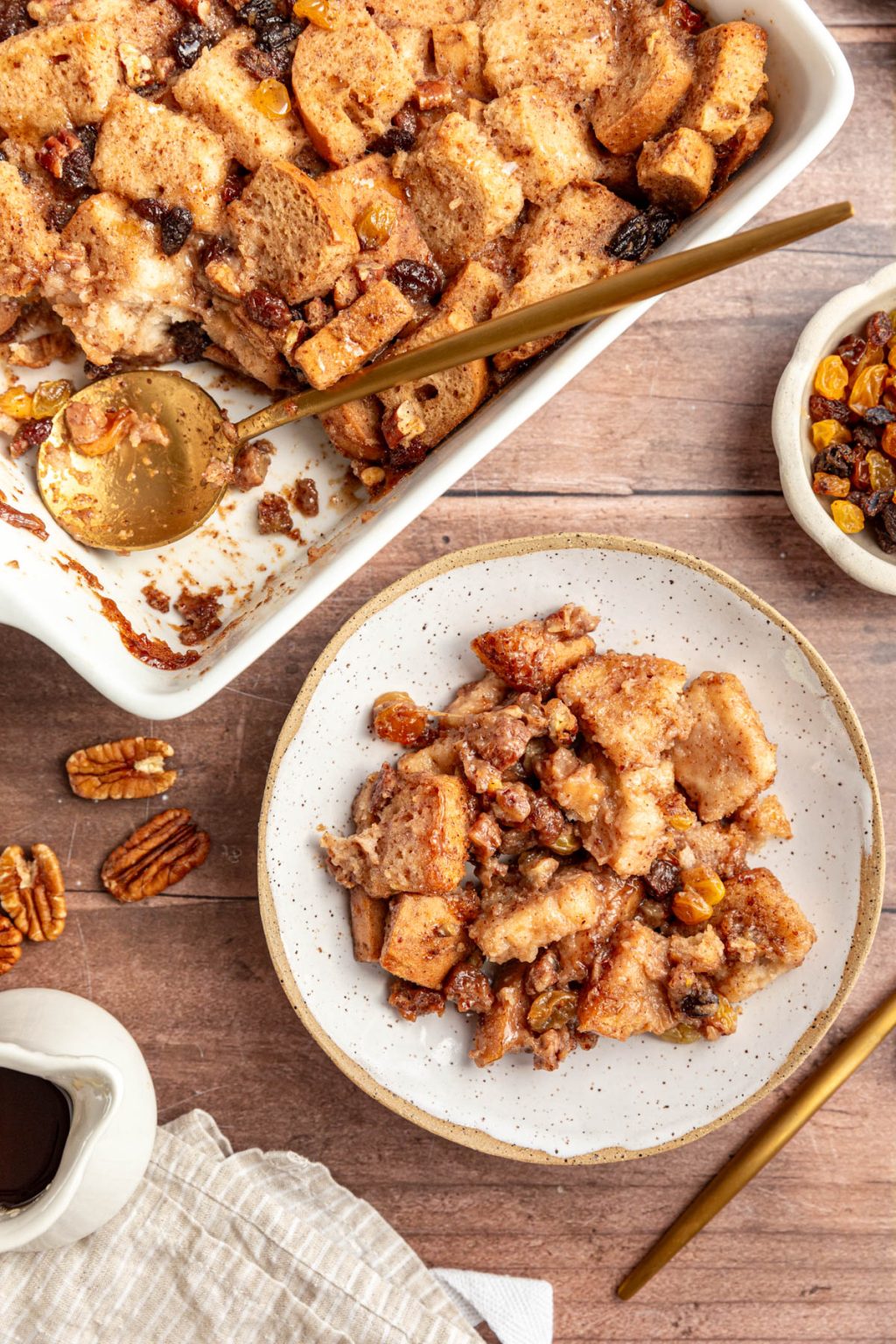 Vegan Gluten Free Bread Pudding - At Elizabeth's Table