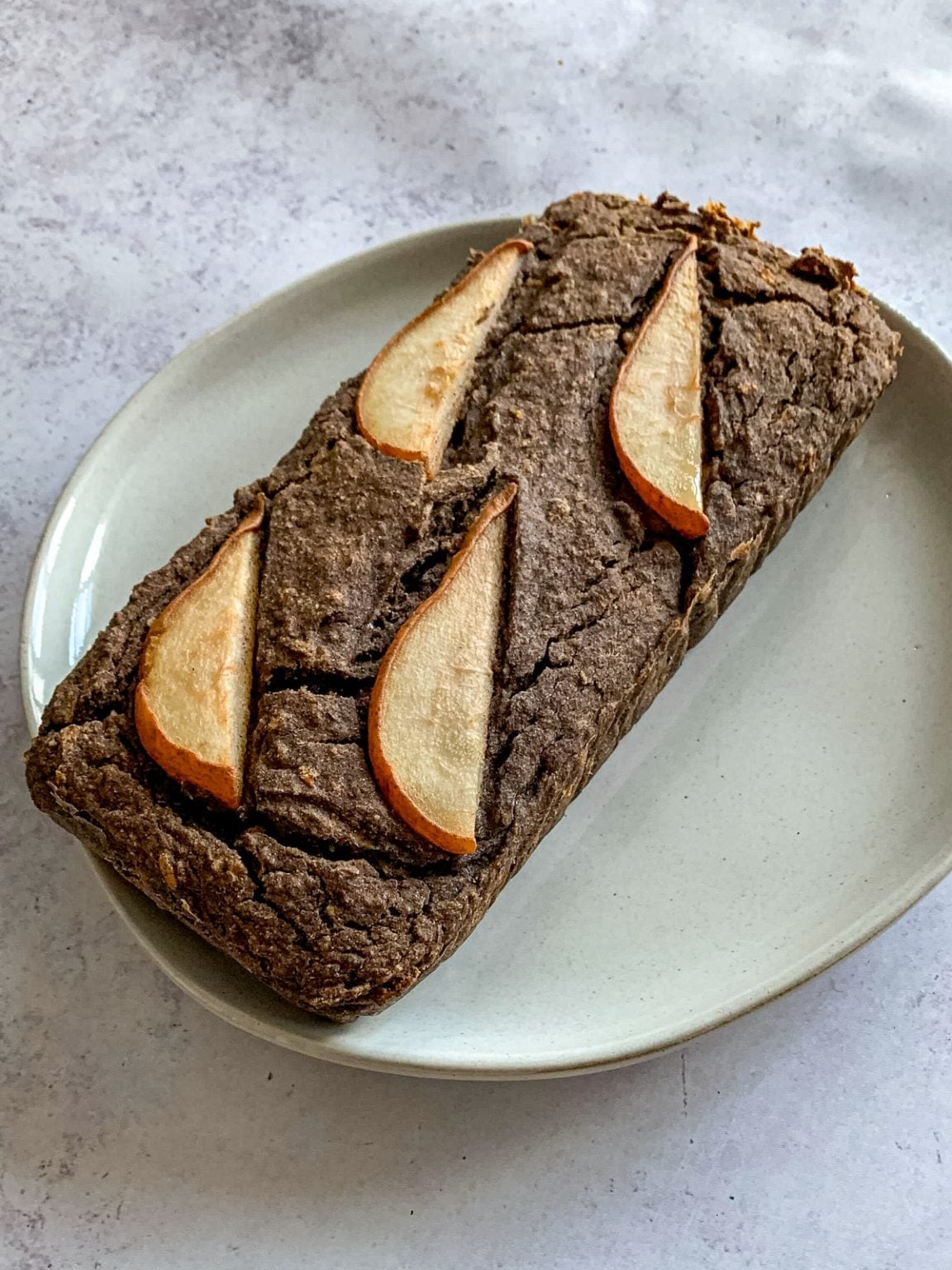 Ginger Pear Buckwheat Bread - At Elizabeth's Table
