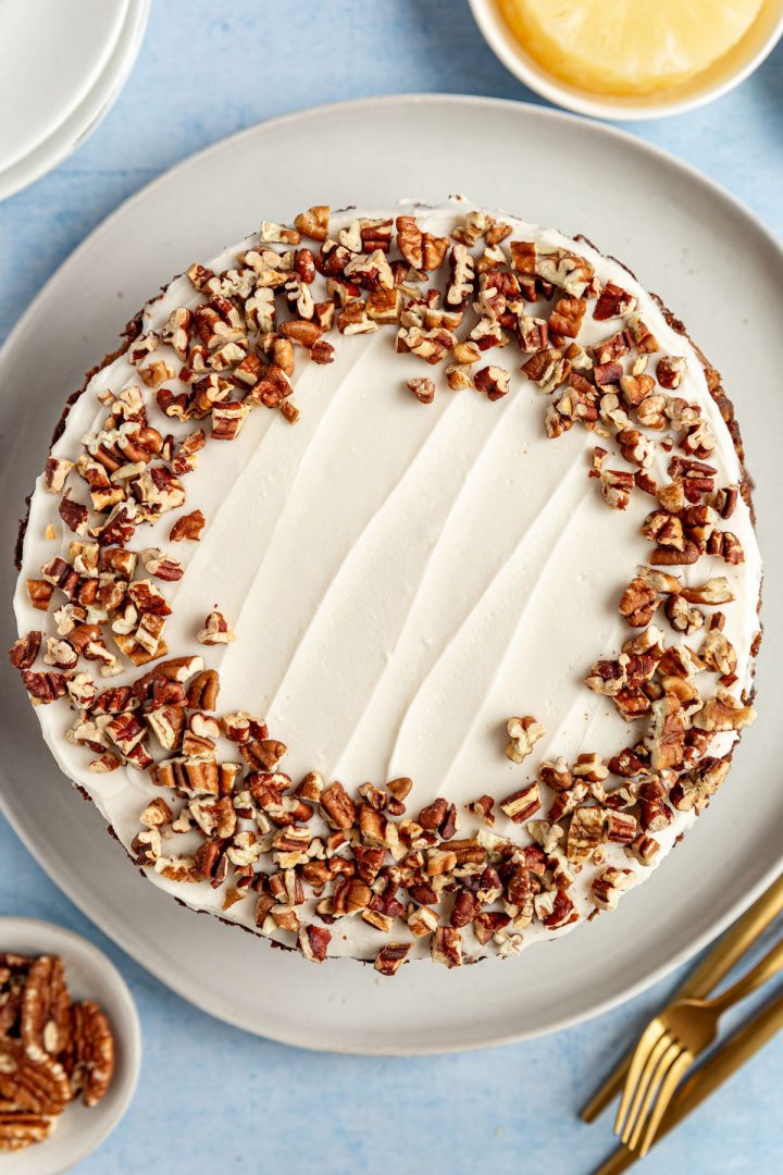 Gluten-Free Vegan Hummingbird Cake (WFPB) - At Elizabeth's Table
