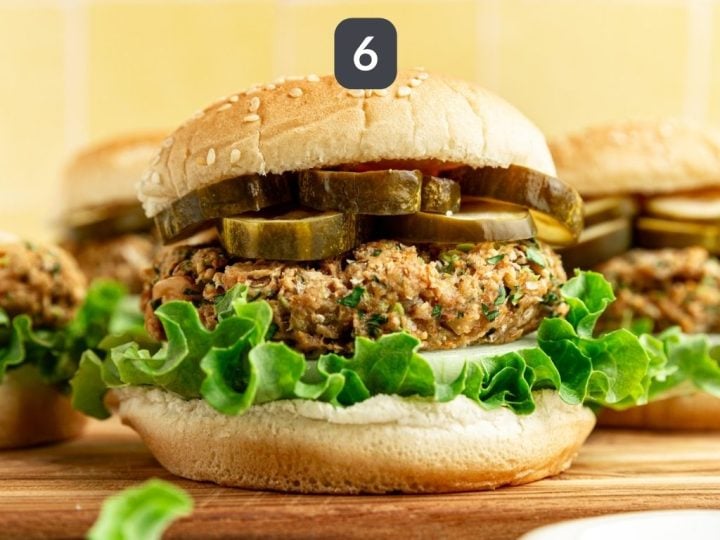 Vegan White Bean Burgers (High Protein) - At Elizabeth's Table