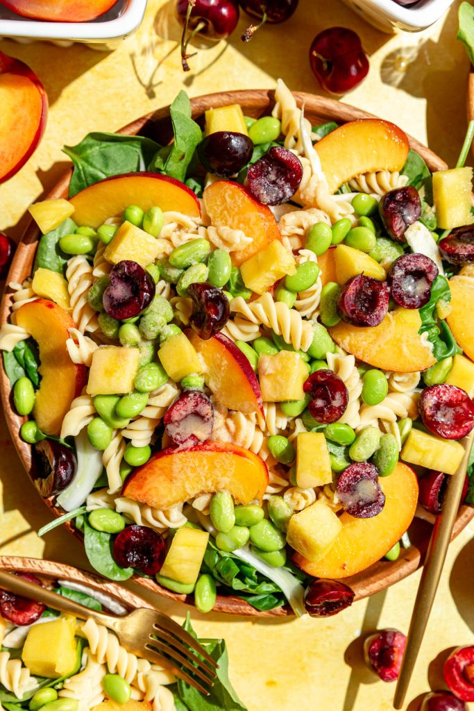 Summer Fruit and Pasta Salad - At Elizabeth's Table