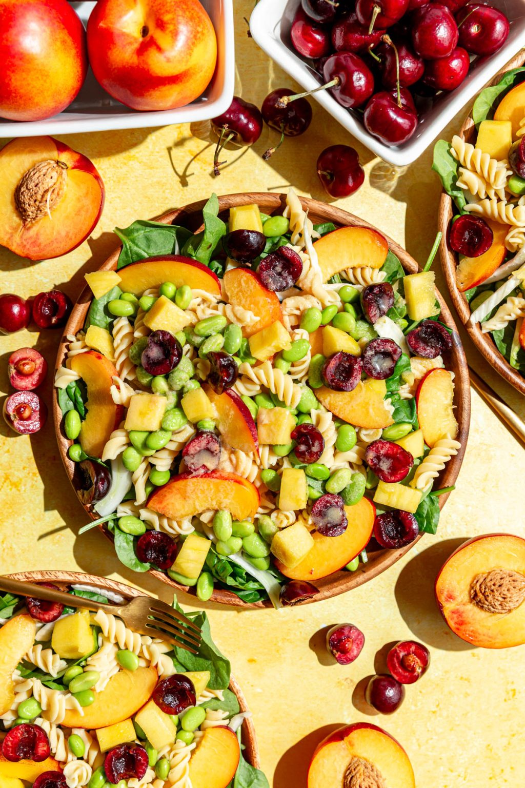 Summer Fruit and Pasta Salad - At Elizabeth's Table