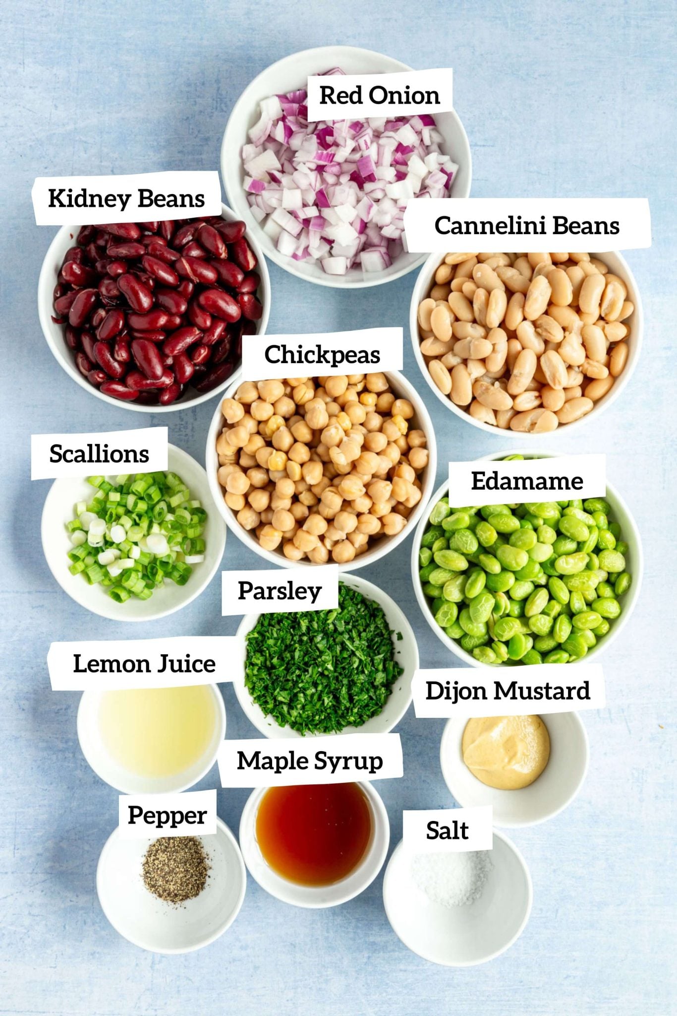 Vegan Four Bean Salad - At Elizabeth's Table