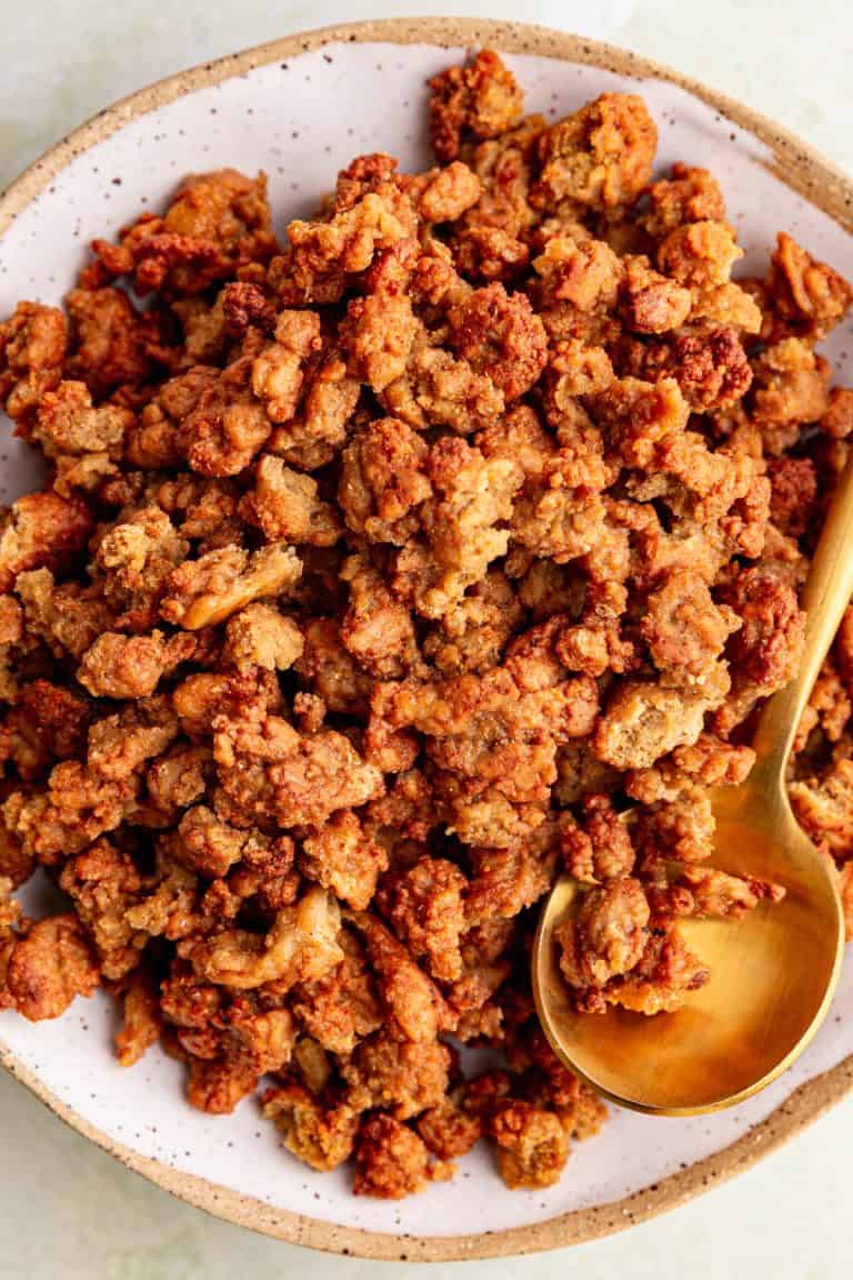 Vegan Ground Beef Crumbles - At Elizabeth's Table