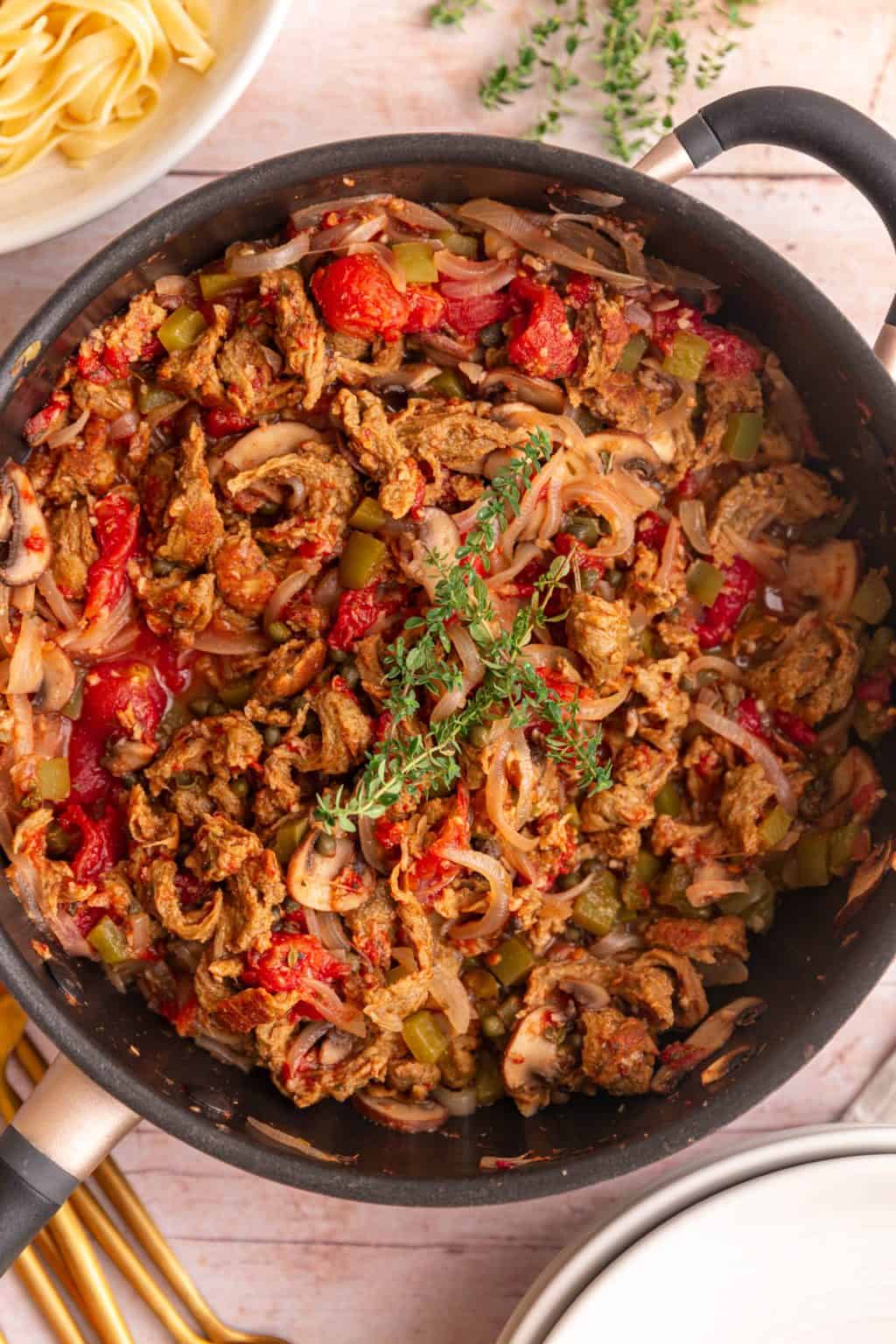 Vegan Cacciatore - At Elizabeth's Table