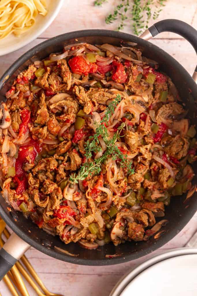 Vegan Cacciatore - At Elizabeth's Table