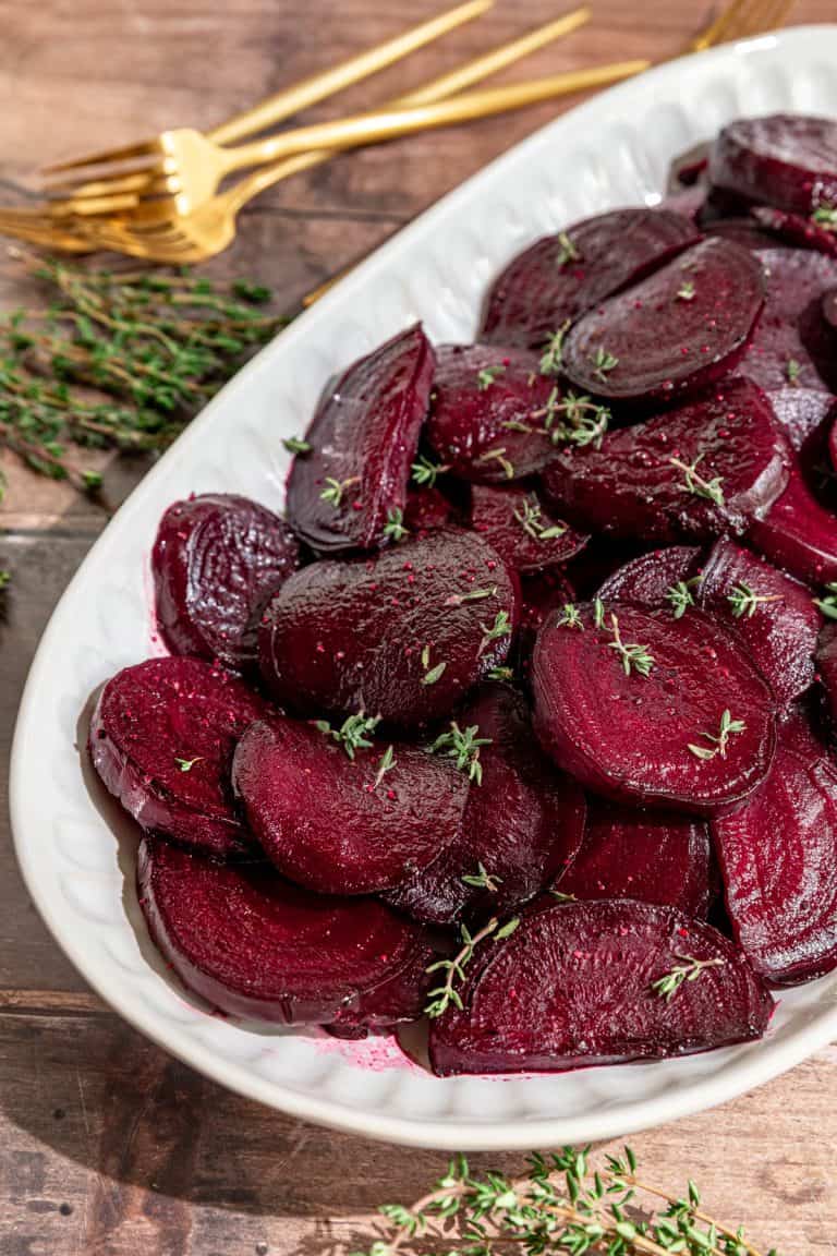 Balsamic Roasted Beets - At Elizabeth's Table