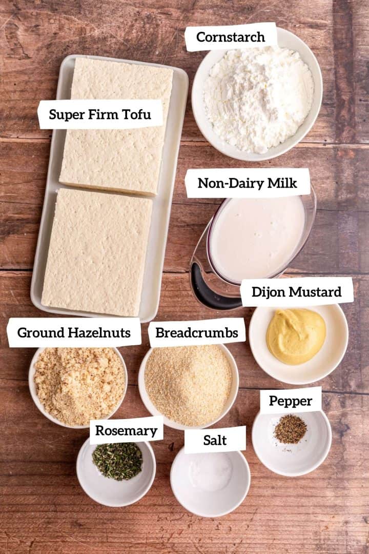 Christmas Tofu (Baked Hazelnut Crusted Tofu) - At Elizabeth's Table