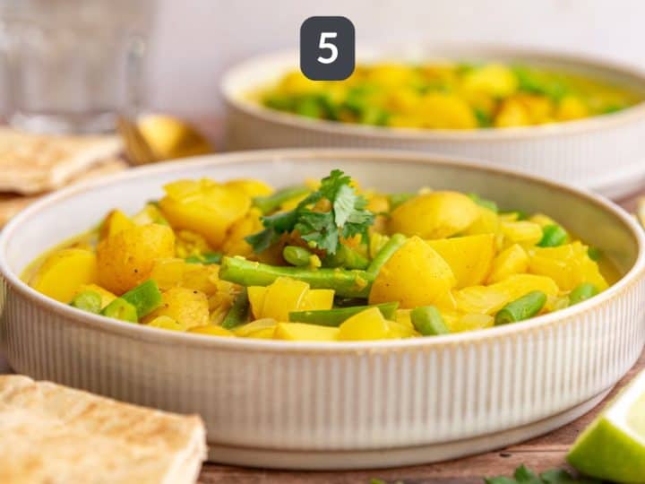 Vegan Green Bean Potato Curry - At Elizabeth's Table
