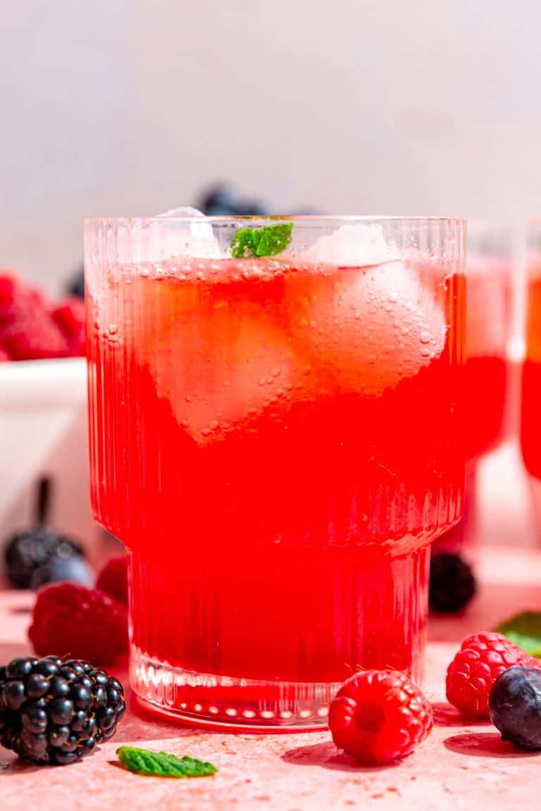 Simple Mixed Berry Mocktail - At Elizabeth's Table