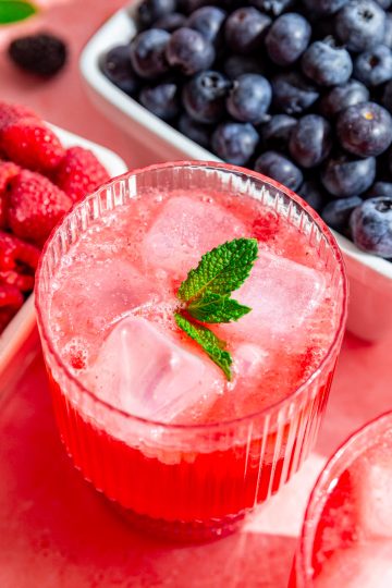 Simple Mixed Berry Mocktail - At Elizabeth's Table