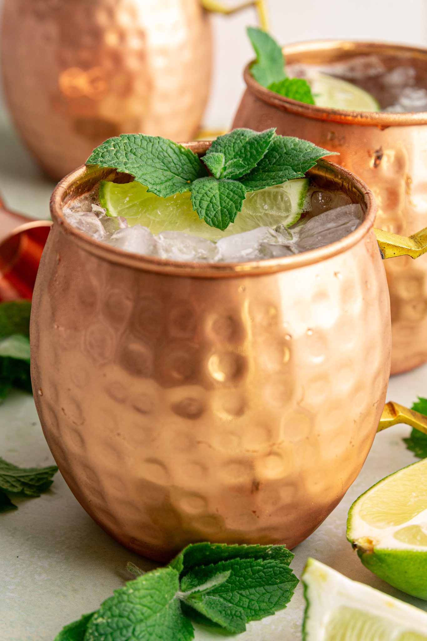 Moscow Mule Mocktail (Virgin Mule Ginger Beer Mocktail) - At Elizabeth ...