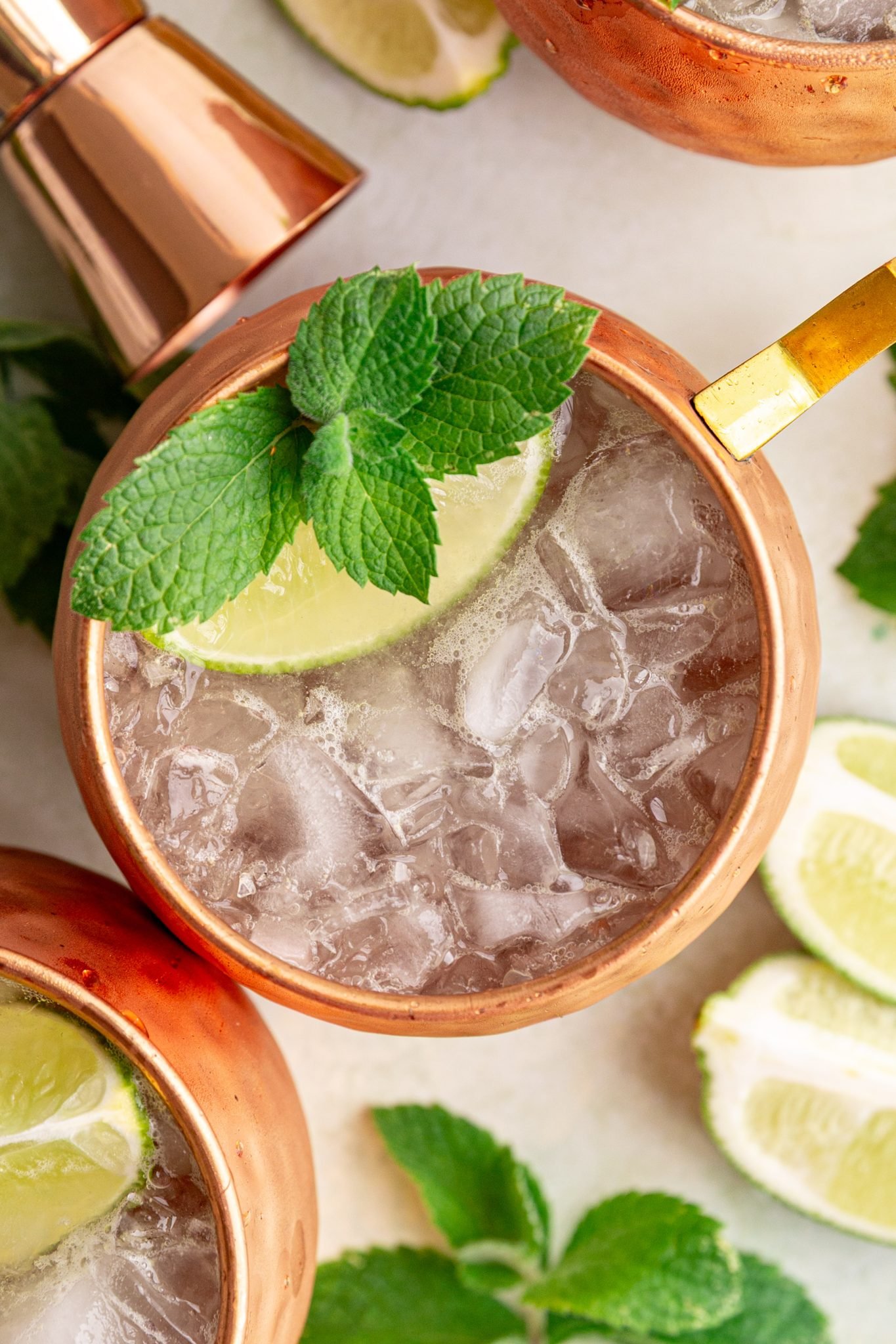 Moscow Mule Mocktail (Virgin Mule Ginger Beer Mocktail) - At Elizabeth ...