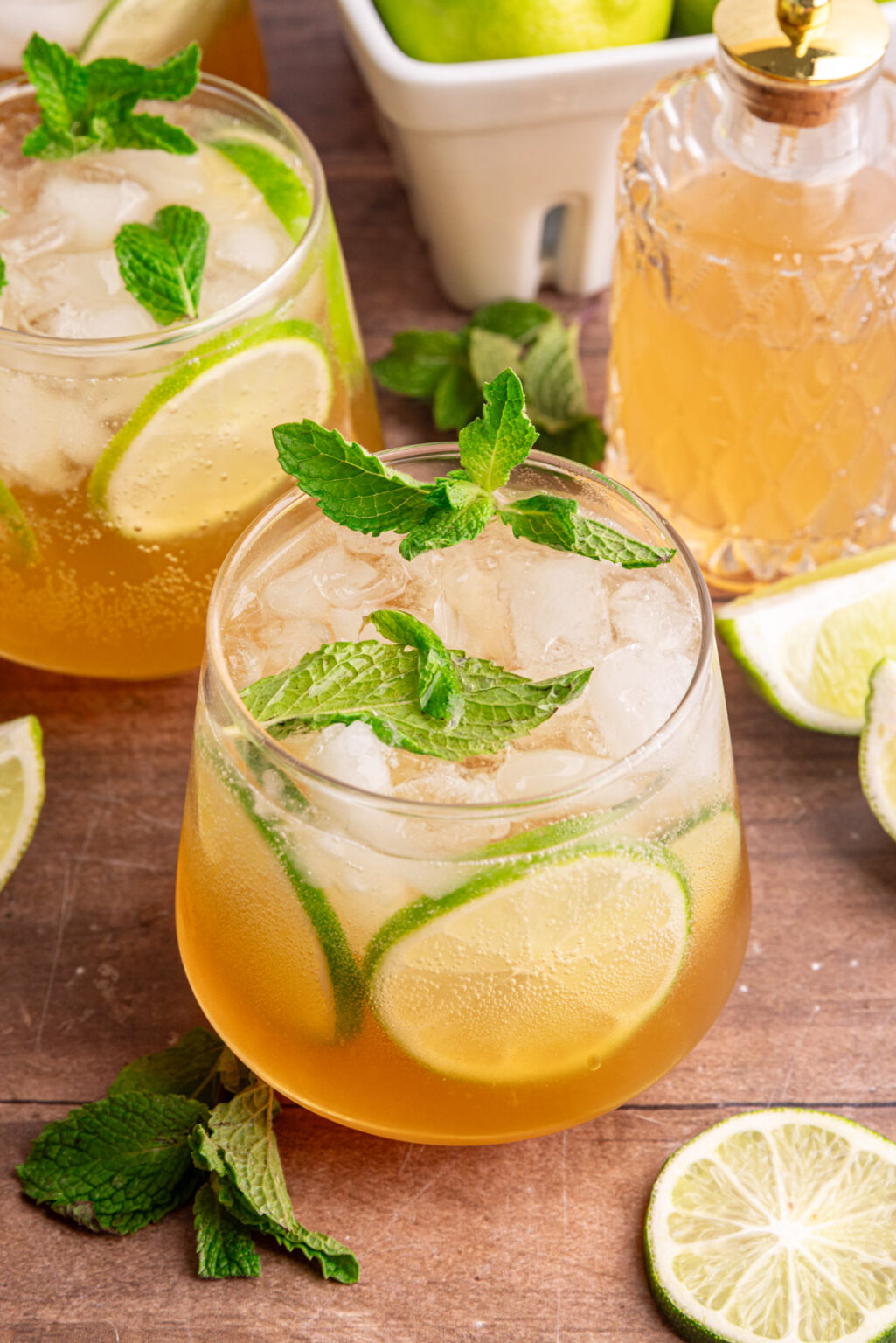 Ginger Mojito Mocktail - At Elizabeth's Table